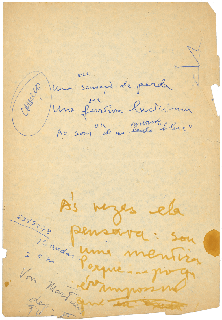 Nota 01 – Clarice Lispector